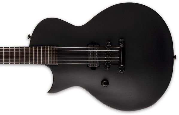 ESP LTD EC-Black Metal Left-Handed - Black Satin | Sweetwater
