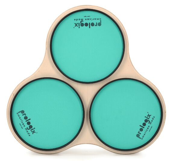 Prologix Percussion Green Logix Tri-Pad Practice Pad | Sweetwater