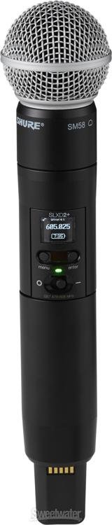 Shure SLXD24+/SM58 Digital Wireless Handheld System - G57 Band | Sweetwater