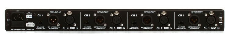 Earthworks 1024 4-channel Microphone Preamp | Sweetwater