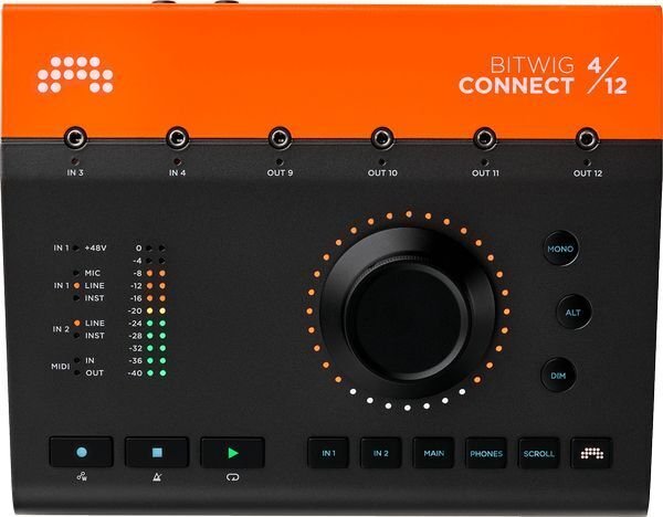 Bitwig Connect 4/12 4x12 USB-C Audio Interface | Sweetwater