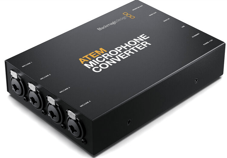 Blackmagic Design ATEM Microphone Converter | Sweetwater