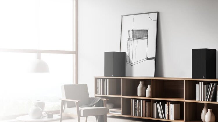 Klipsch The Sevens Powered Speaker Stereo System - Walnut | Sweetwater