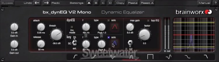 Brainworx bx_dynEQ V2 Plug-in | Sweetwater