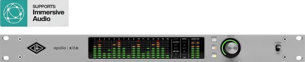 Universal Audio Apollo x16D Essentials+ 18 x 20 Audio Interface with Dante I/O and UAD DSP ...