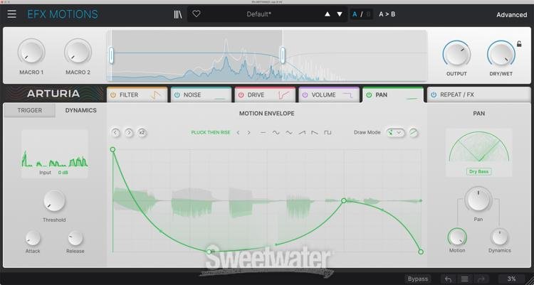 Arturia Efx Motions Dynamic Sound Shaping Plug-in | Sweetwater