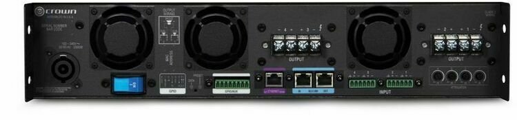 Crown DCi 4|2400N 2,400-watt 4-channel Networked 70V Power Amplifier ...
