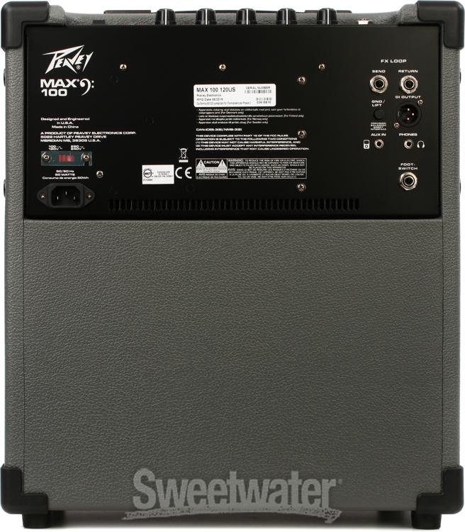 Peavey MAX 100 1 x 10-inch 100-watt Bass Combo Amp | Sweetwater