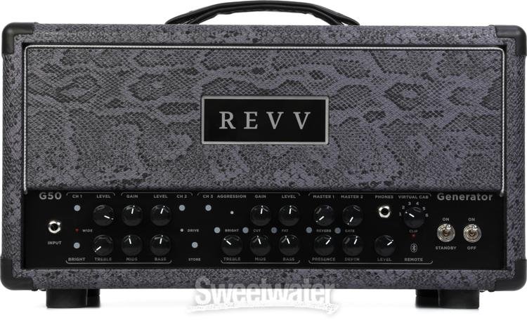 Revv Generator G50 50-/10-watt Tube Amplifier Head - Purple Snakeskin ...