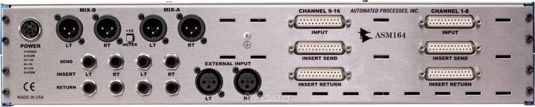 API ASM164 Rackmount Analog Summing Mixer | Sweetwater