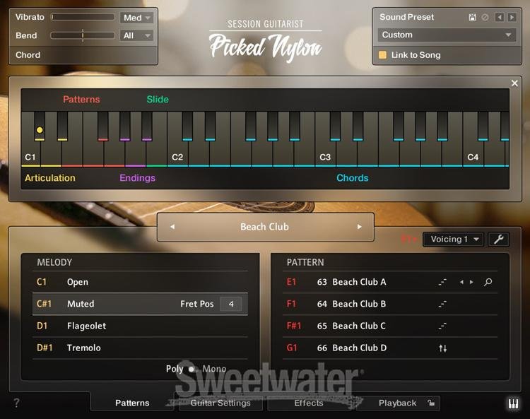 Native Instruments Session Guitarist Picked Nylon Virtual Instrument Library | Sweetwater