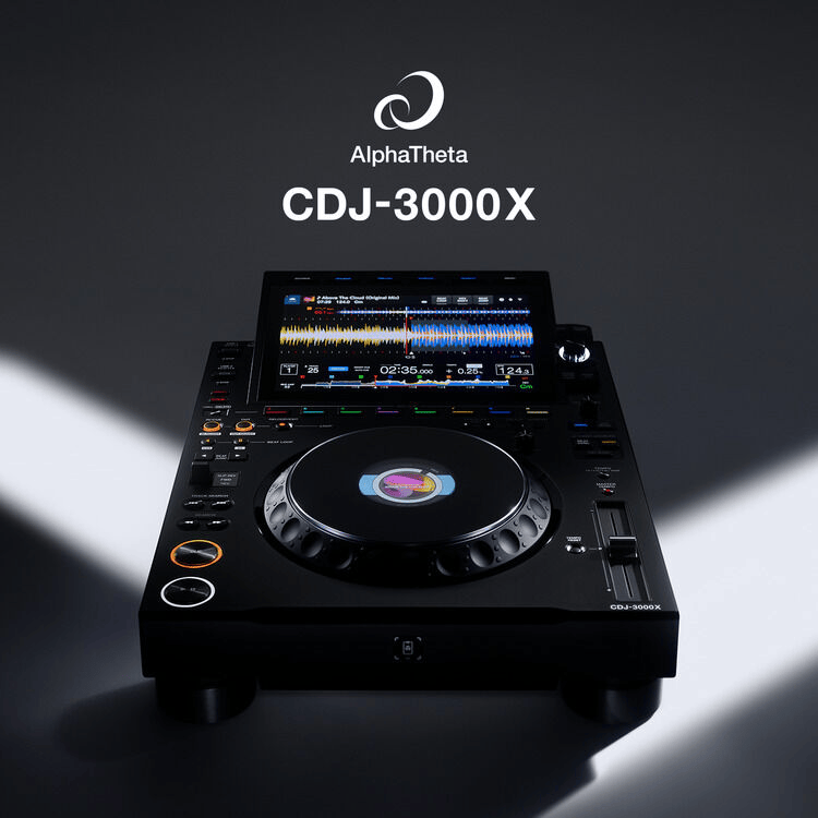 AlphaTheta CDJ-3000X Professional DJ Media Player | Sweetwater