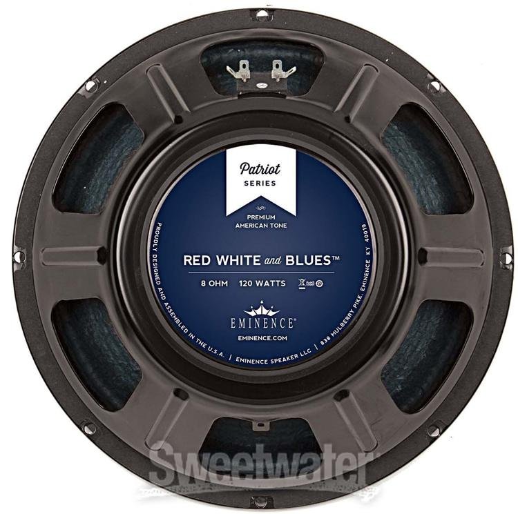 Eminence Red White and Blues Speaker Impulse Response | Sweetwater