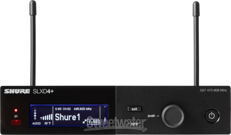 Shure SLXD24D+/B58 Digital Wireless Handheld System - G57 Band | Sweetwater
