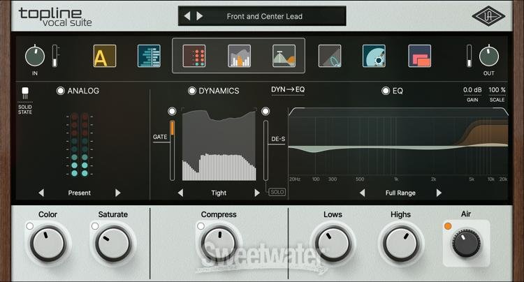 Universal Audio Topline Vocal Suite UAD Plug-in | Sweetwater