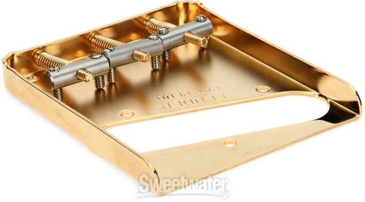 Fender American Vintage Telecaster Bridge - Gold | Sweetwater