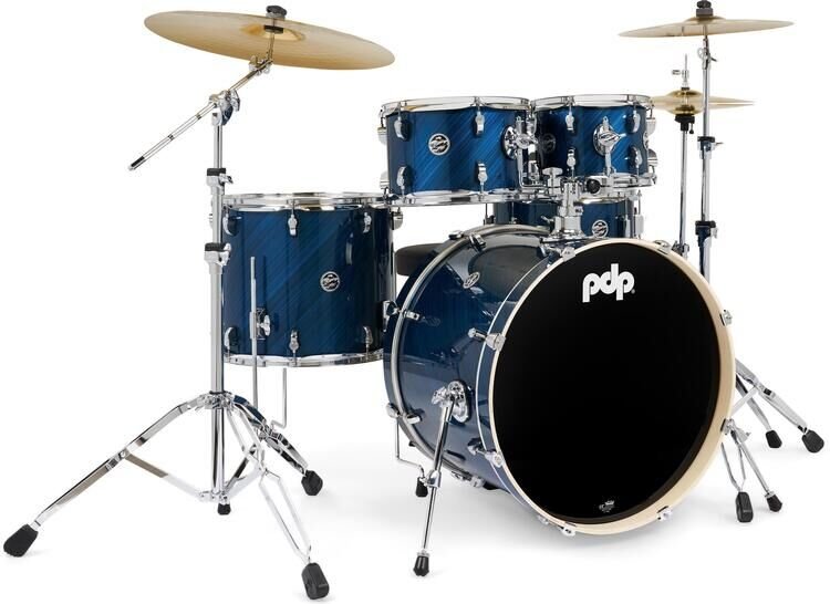 PDP Mainstage 5-piece Complete Drum Set - Twisted Blue Steel | Sweetwater