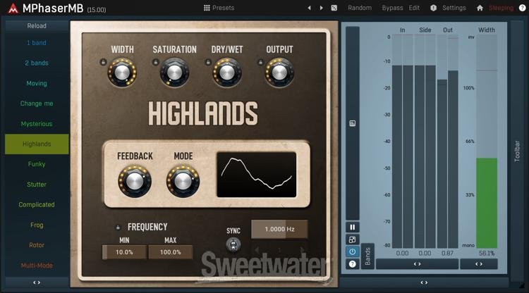 MeldaProduction MPhaserMB Phaser Plug-in | Sweetwater