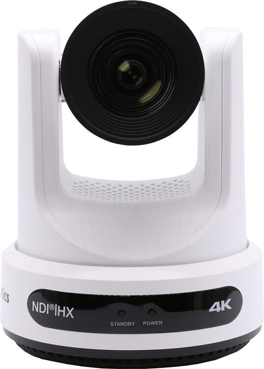 PTZOptics Move 4K 20x Optical Zoom PTZ Camera - White | Sweetwater
