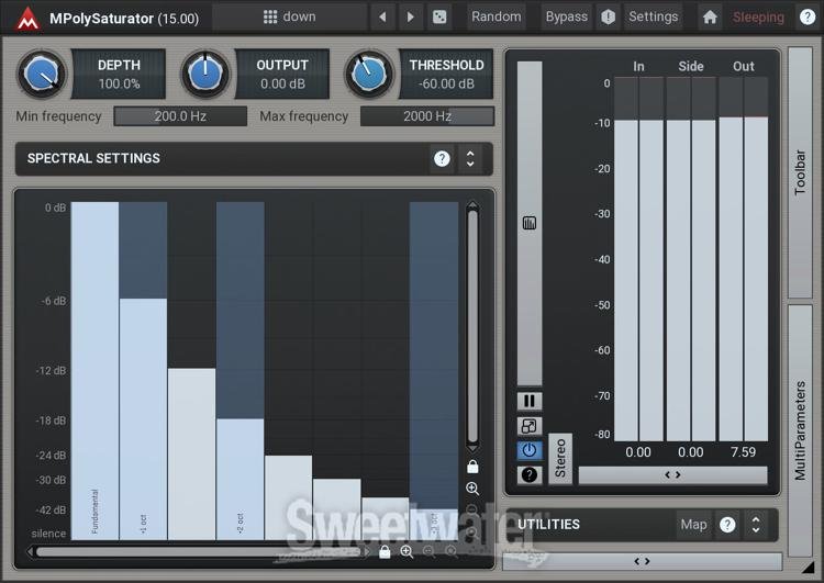 MeldaProduction MPolySaturator Spectral Saturation Plug-in | Sweetwater