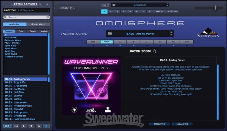 Ilio Waverunner Patch Collection for Omnisphere 2 | Sweetwater