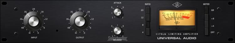 Universal Audio UAD 1176 FET Compressor Plug-in | Sweetwater