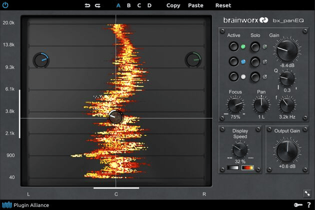 Brainworx bx_panEQ Plug-in | Sweetwater