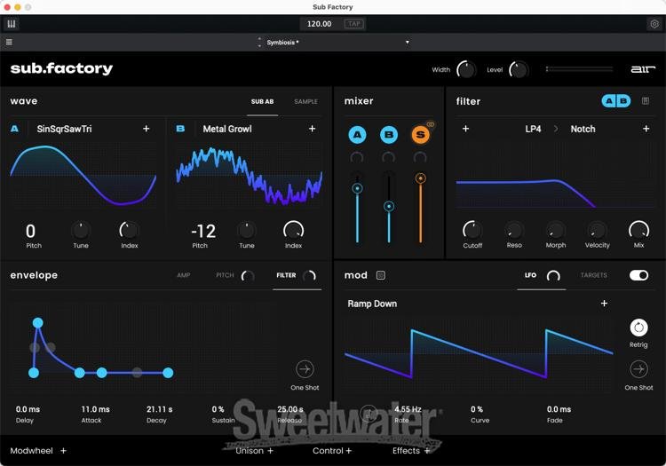 AIR Sub Factory Bass Synth Plug-in | Sweetwater