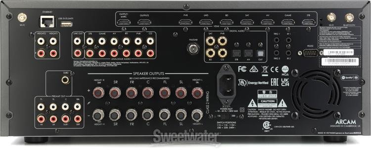 Arcam AVR11 7.2-channel Home Theater Receiver | Sweetwater