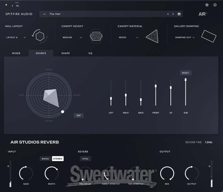 Spitfire Audio AIR Studios Reverb Plug-in | Sweetwater