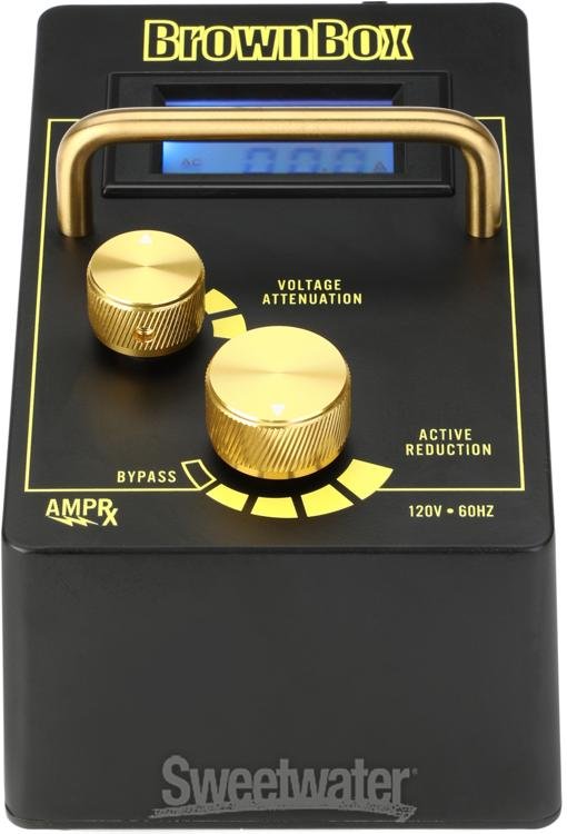 AmpRX BrownBox Tube Amplifier Input Voltage Attenuator - Black & Yellow ...