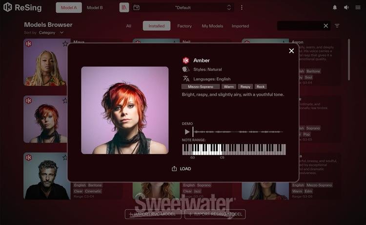 IK Multimedia ReSing Vocal Modeling Plug-in | Sweetwater