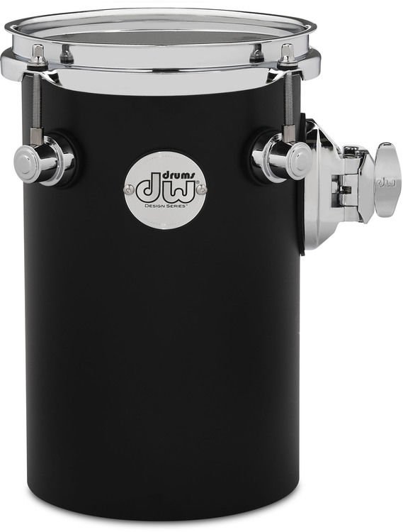 DW Design Series Rata Tom - 10 x 6 inch - Black Satin | Sweetwater