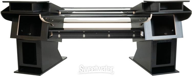 Dangerfox Genesis SplitBay 16U 36-inch Angled Studio Desk with Keyboard ...