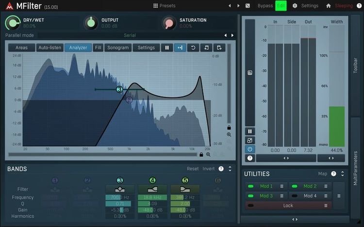MeldaProduction MFilter Filter Plug-in | Sweetwater