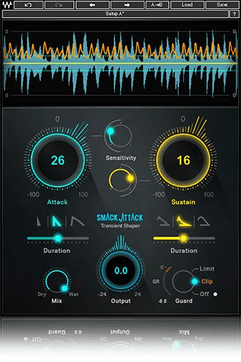 Waves Smack Attack Transient Shaping Plug-in | Sweetwater