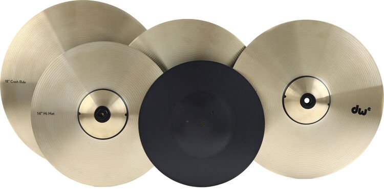 DW DWe 5-piece Shell Pack and Electronic Cymbal Bundle with V71 Sound ...
