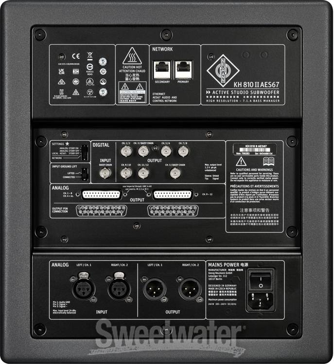 Neumann KH 810 II AES67 Powered Subwoofer | Sweetwater