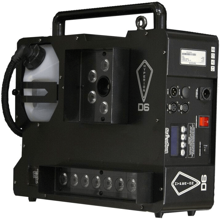 Froggy's Fog Hyperion D6 Dual-color 1,600-watt Upshot Fog Machine with ...