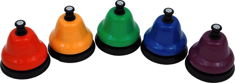 Rhythm Band Chroma-Notes 5-note Desk Bell Set | Sweetwater