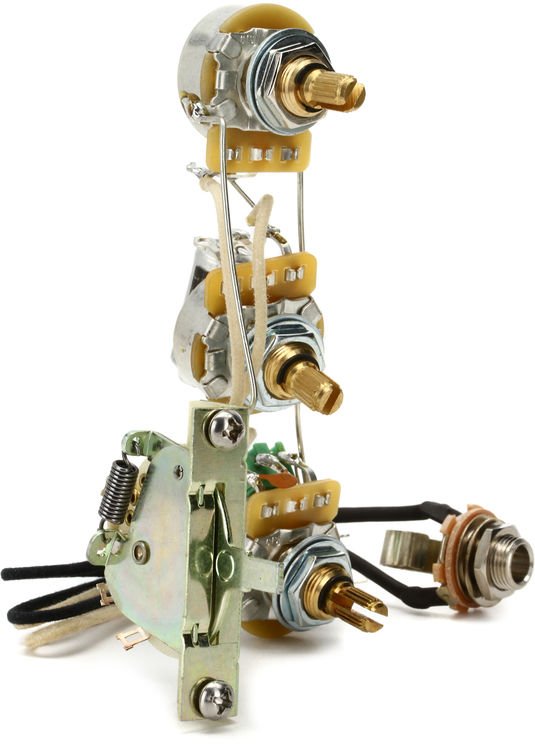 Mojo Tone Pre-Wired Quiet Coil Stratocaster 5-way Wiring Kit | Sweetwater