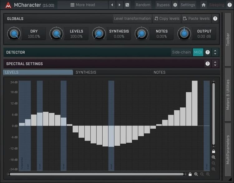 MeldaProduction MCharacter Harmonic Manipulation Plug-in | Sweetwater