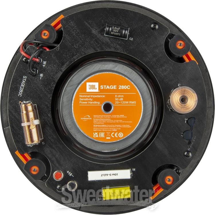 JBL 280C In-ceiling Loudspeaker - White | Sweetwater