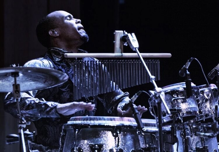 Toca Percussion Anthony Almonte Neptune Signature Tumba - Blue and Aqua ...