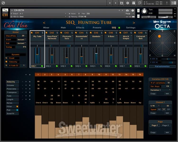 Best Service Chris Hein OCTA Virtual Instrument Software | Sweetwater