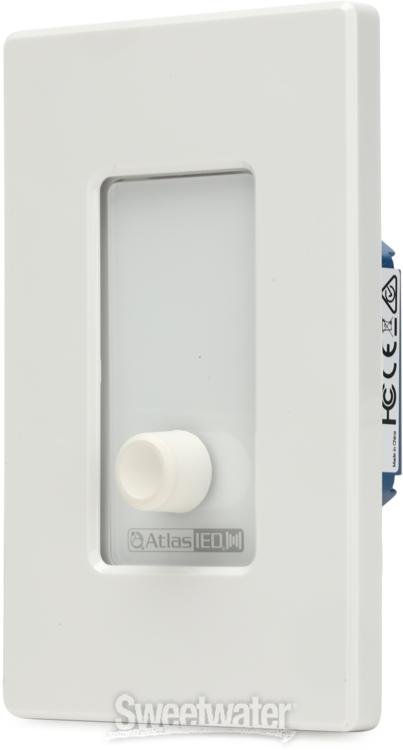 AtlasIED C-V-US-B Atmosphere Wall Volume Controller - White | Sweetwater