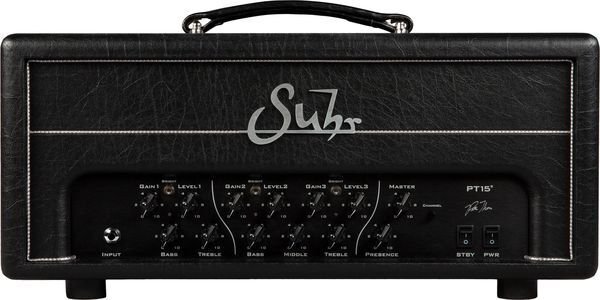Suhr PT15 15-watt 3-channel Tube Amplifier Head - Black Leatherette | Sweetwater