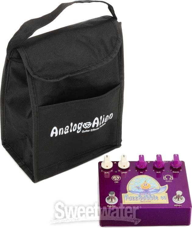 Analog Alien Fuzzbubble-45 Overdrive and Fuzz Pedal | Sweetwater