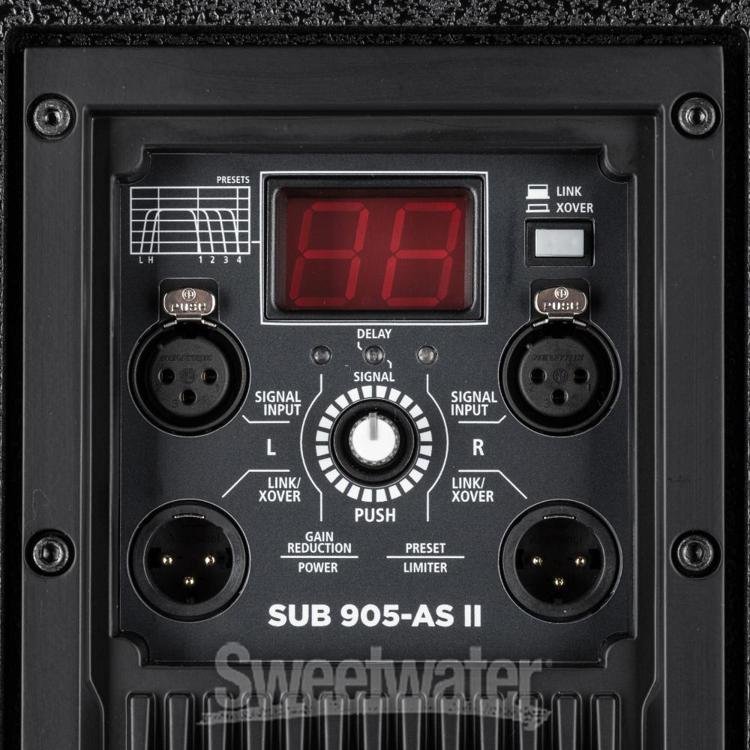 RCF SUB 905-AS II 15-inch Powered Subwoofer | Sweetwater