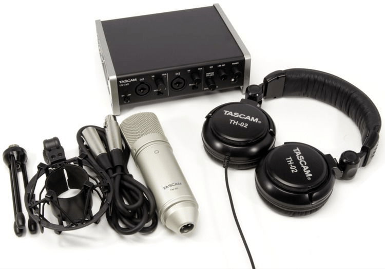 TASCAM Trackpack 2x2 2-ch Recording Interface Package | Sweetwater